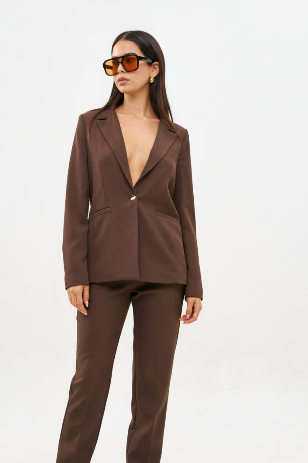 OPRAH CHOCOLATE BROWN PANTS – Hagit Tassa